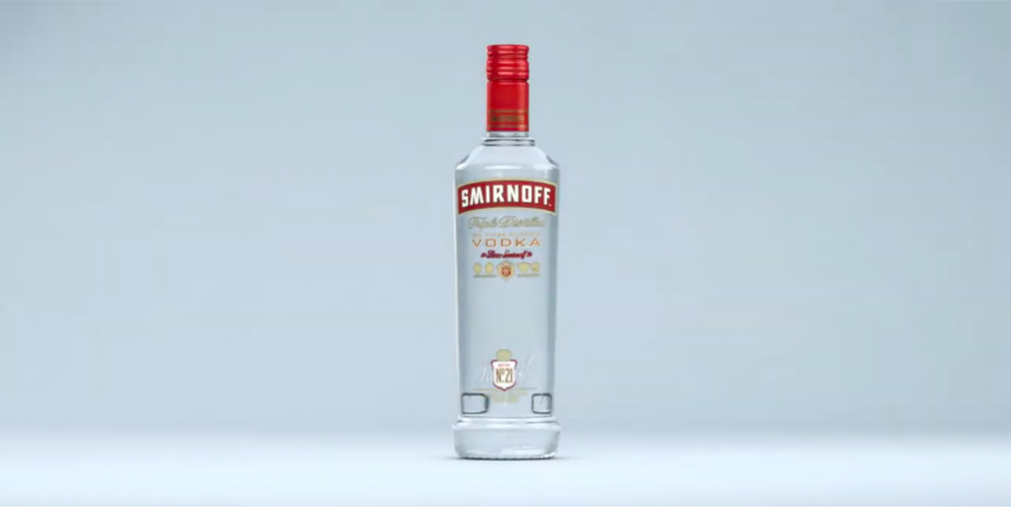 Lifecycle of Smirnoff Bottle as 3D Bottle - Videos - ICP